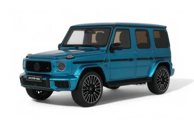 Mercedes AMG G63 W463 Hyper Blue Magno GT Spirit 1/18 – DIECAST HUB